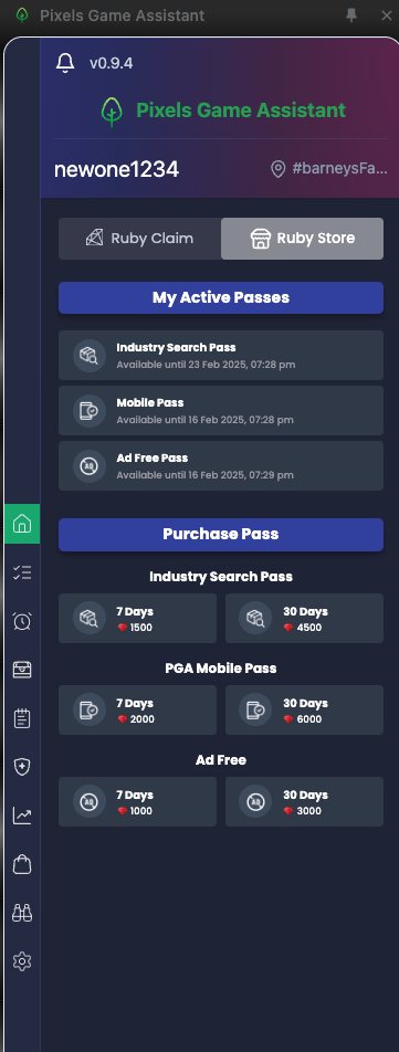 Pixels Web Assistant | Pixels Player & Market Analytics Portal