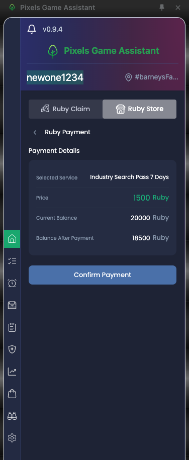 Pixels Web Assistant | Pixels Player & Market Analytics Portal