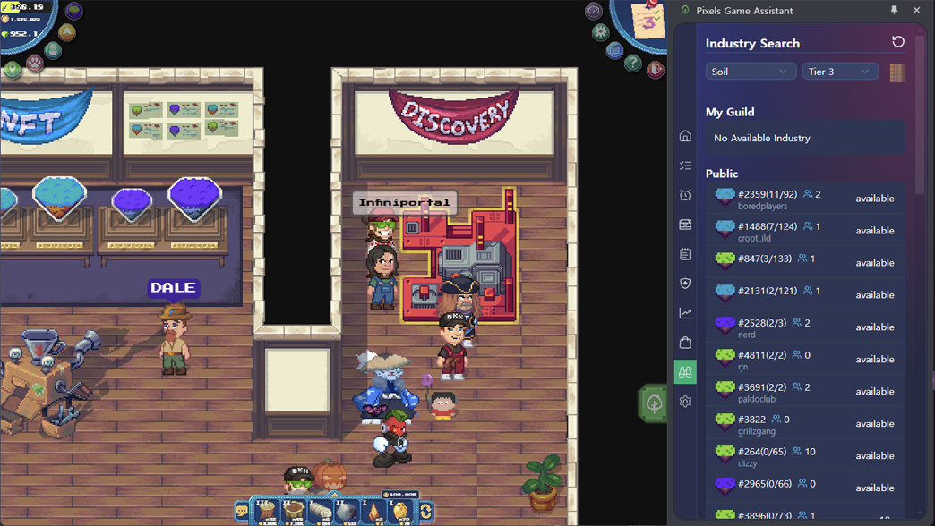 Pixels Web Assistant | Pixels Player & Market Analytics Portal