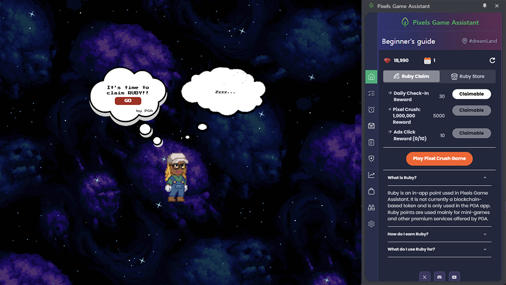 Pixels Web Assistant | Pixels Player & Market Analytics Portal